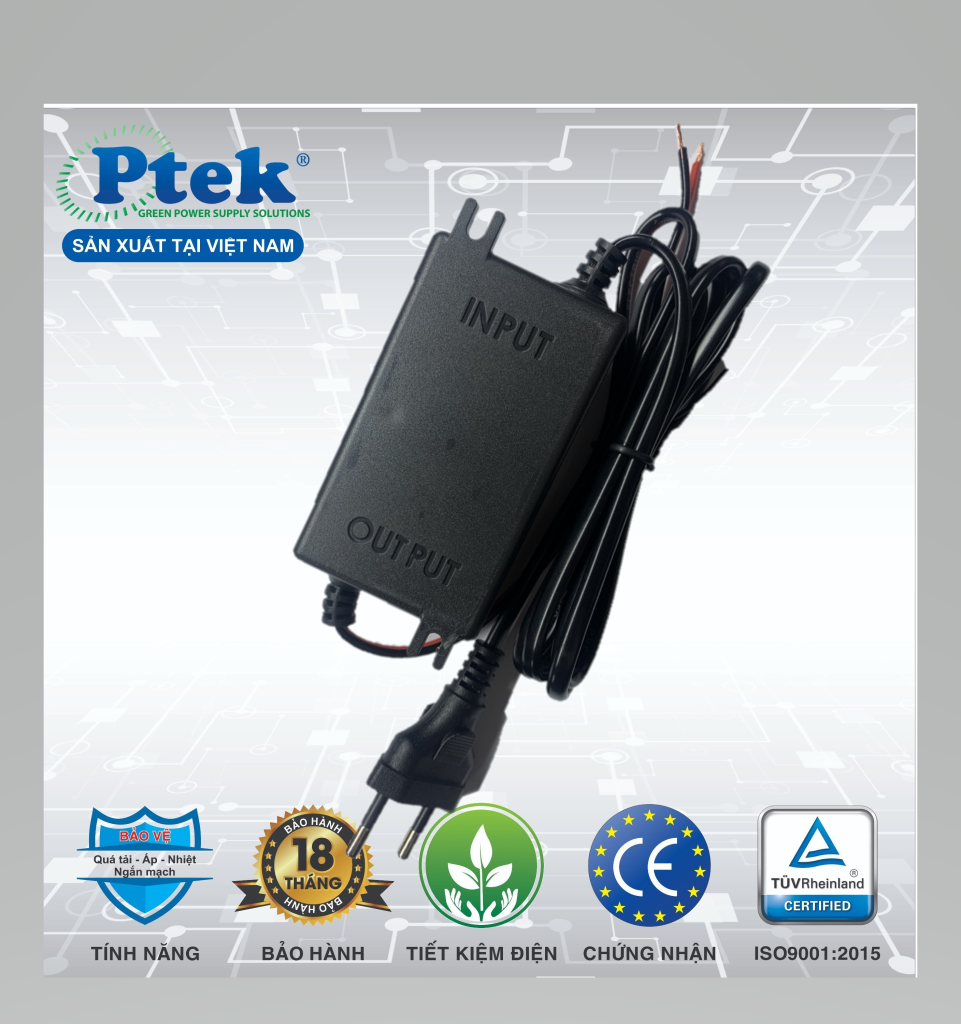 Bộ nguồn Adapter 24V 1A - PTEK